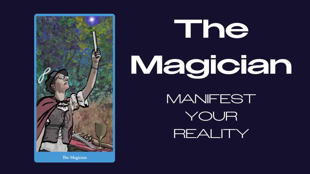 The Magician Tarot Card Meaning | Manifest Your Reality - Art Funky