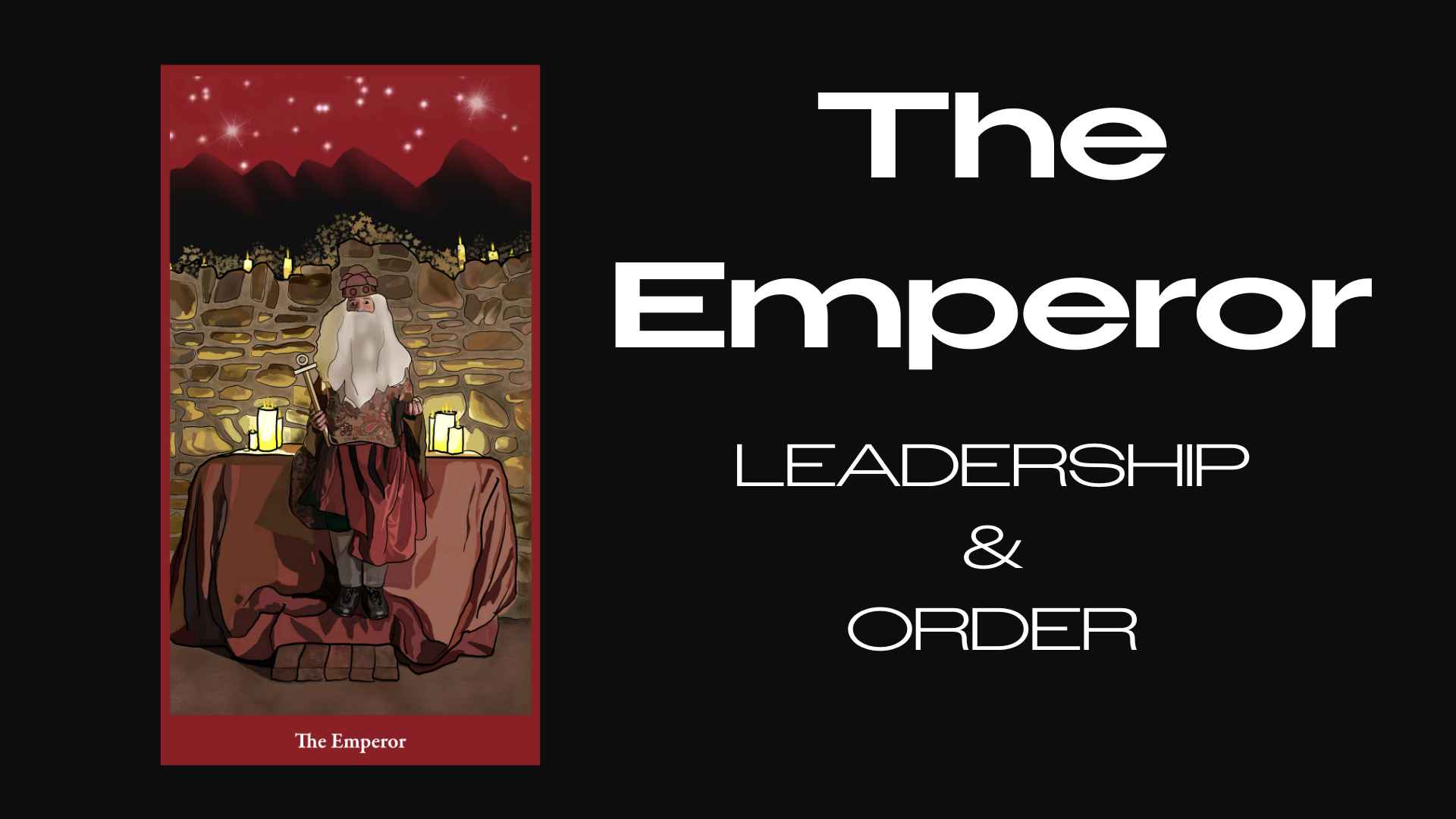 The Emperor Card Meaning – Authority, Organization, Structure - Art Funky